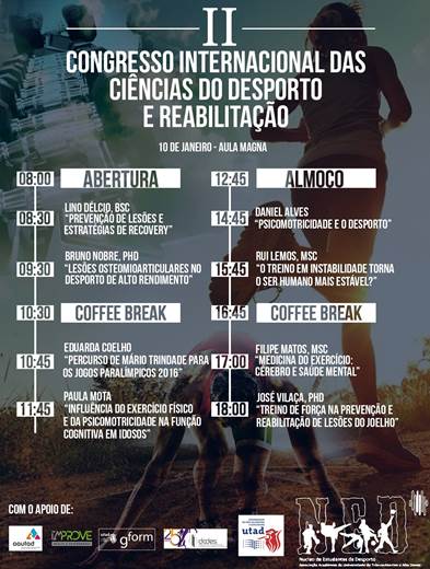 UTAD realiza Congresso de Ciências do Desporto e Reabilitação - Agência ...
